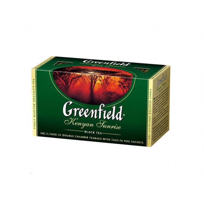 Greenfield Kenyan Sunrise 25 x 2 g - Aroma Black Tea Delivery Moldova